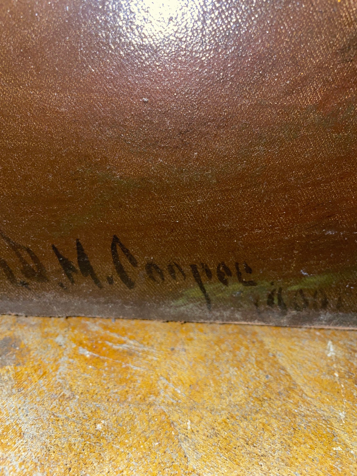 A.D.M Cooper Original Oil Painting on Canvas Large - Etsy