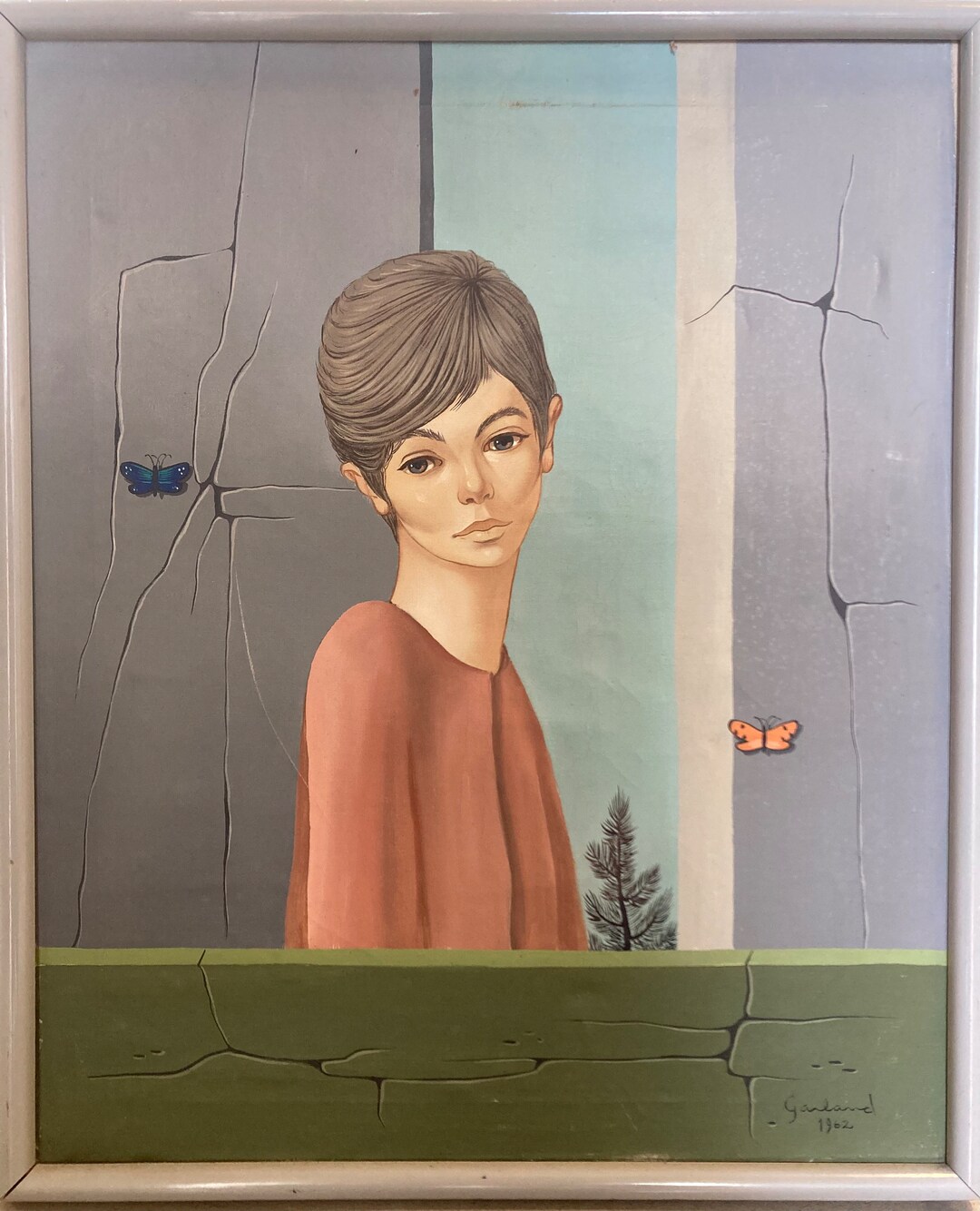 George Garland 1962 Original Oil Painting on Canvas “girl” - Etsy