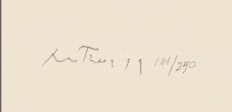 Robert Motherwell Lithograph Signed and Numbered - Etsy