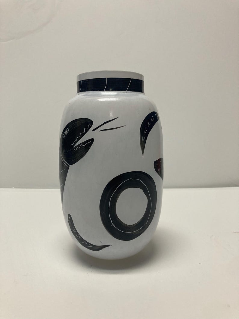 Kosta Boda and Snake Vase , Signed by Ulrica Hydman- Vallien - Etsy