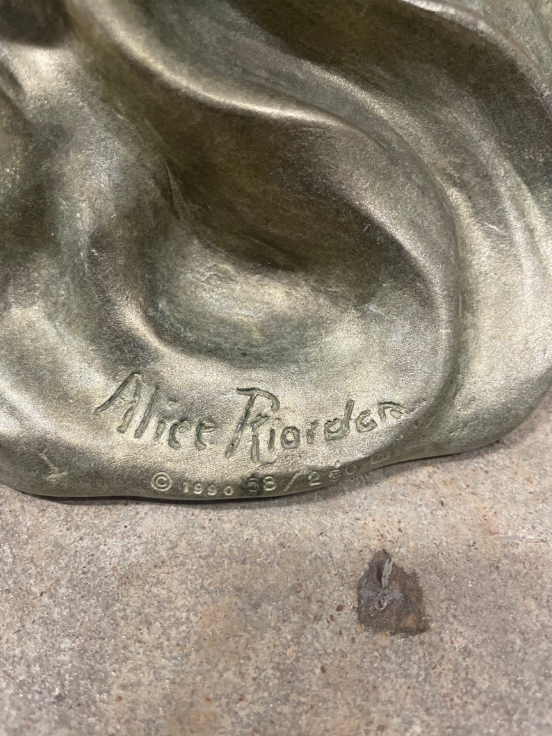 Alice Riordan Bronze Sculpture “feline Beauty” Signed and Numbered - Etsy