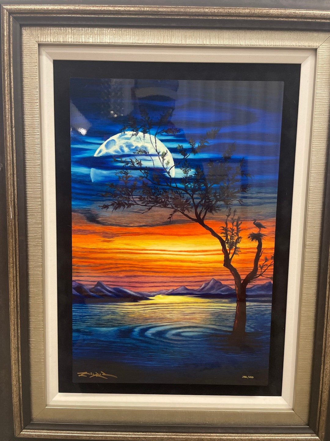 Matt Beyrer Caldograph Hand Signed & Numbered by Artist dreamy Moon - Etsy