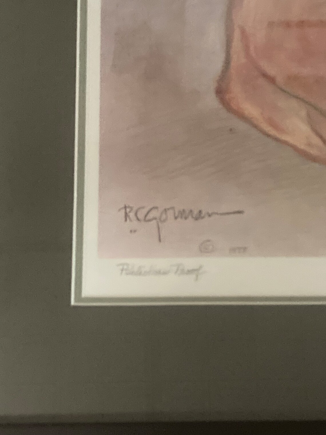 RC Gorman Rare Lithograph “indian Woman” Printers Proof Signed - Etsy