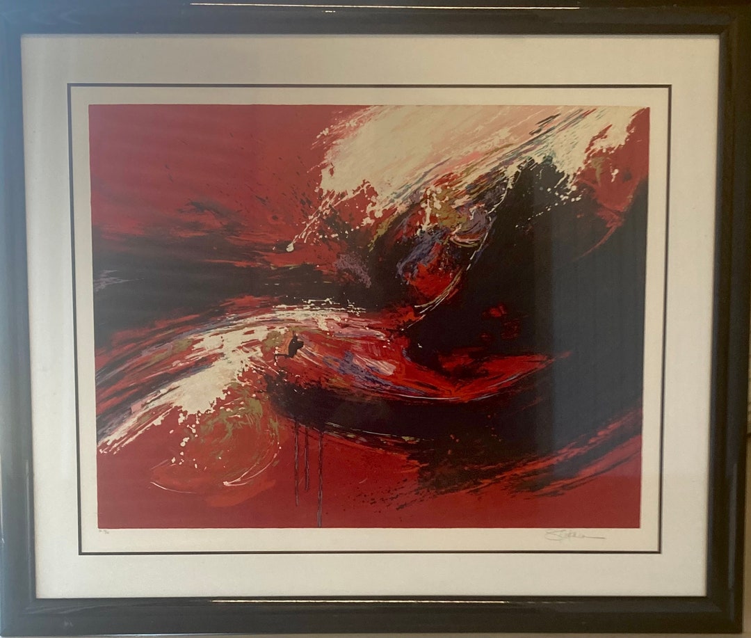 Seikichi Takara "red Karma" Signed and Numbered Serigraph - Etsy