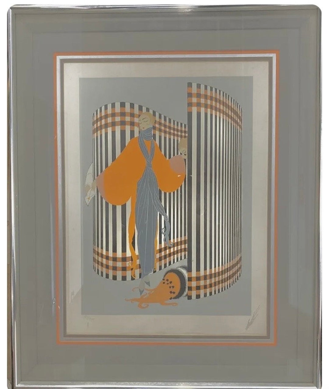 Erte Serigraph “coquette” Signed and Number - Etsy