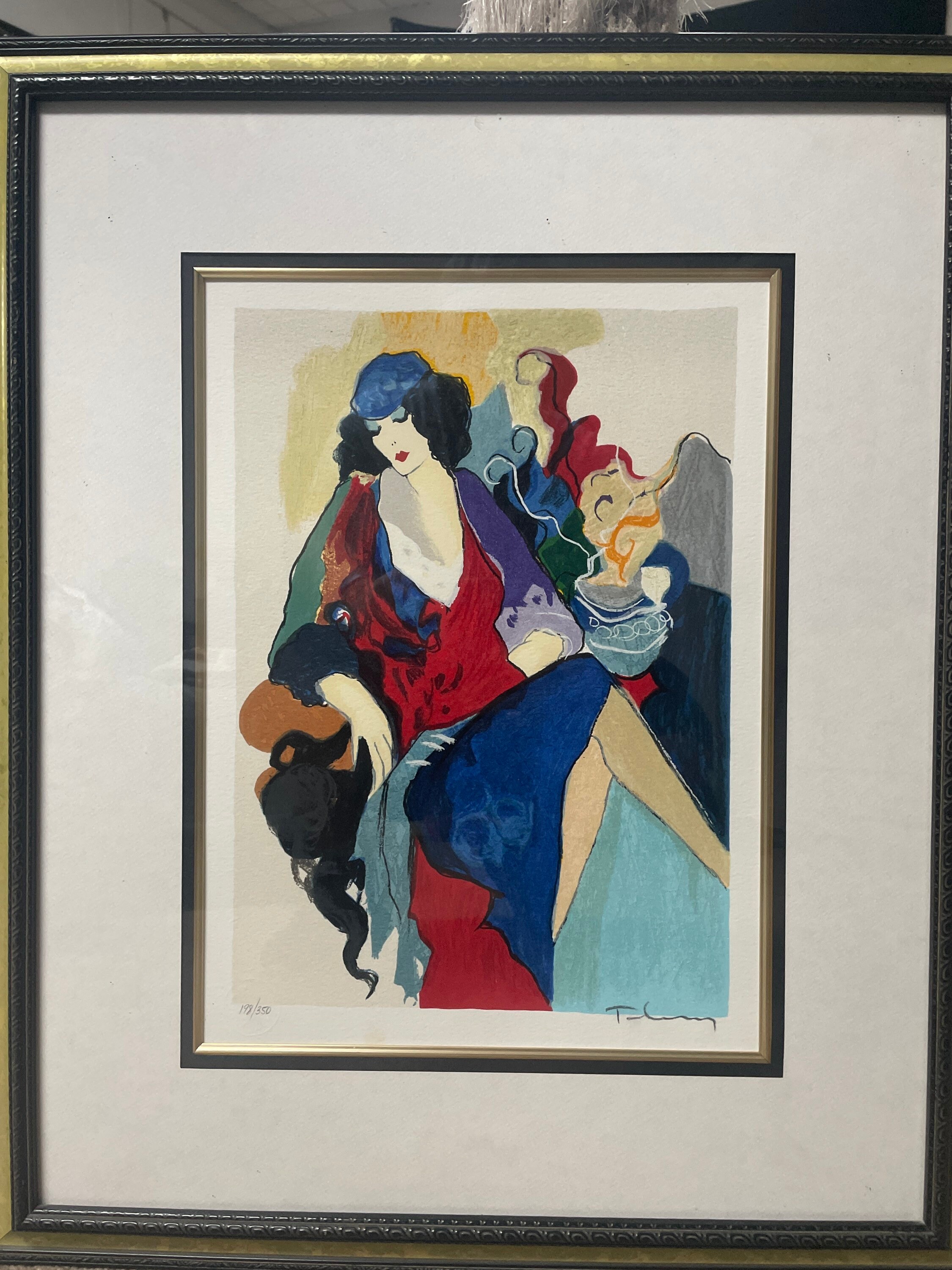 Tarkay Lithograph Signed And Numbered Grace V Etsy