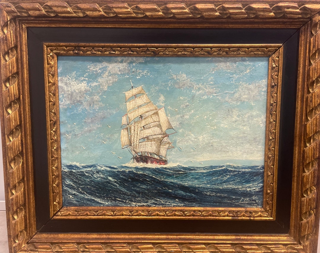 Robert F. Lie (1899-1980) Oil Painting on Board - Etsy