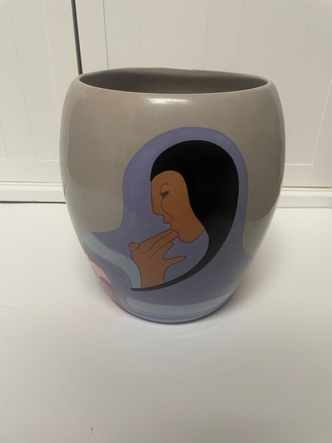 RC Gorman Ceramic Vase Signed and Numbered “the Joke State Ii” - Etsy