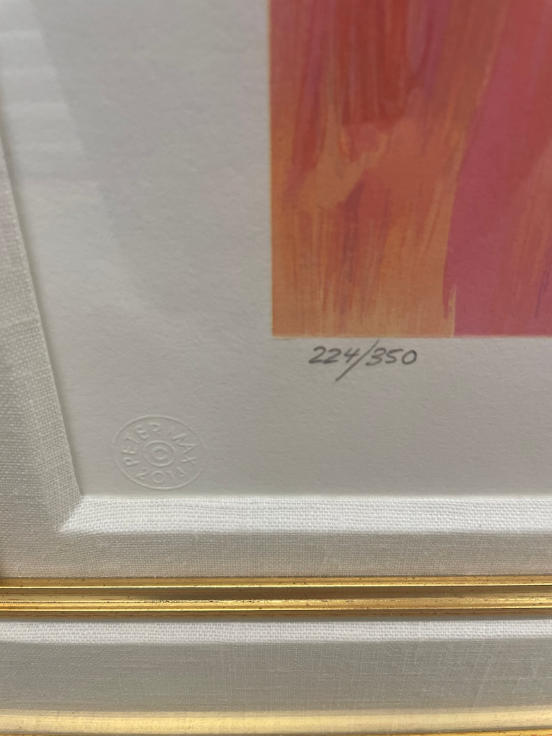 Peter Max Lithograph Signed and Numbered “statue of Liberty 2014” - Etsy