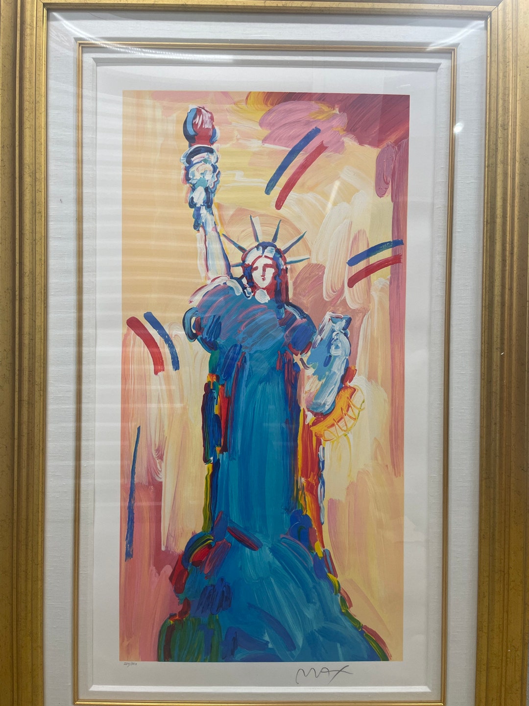 Peter Max Lithograph Signed and Numbered “statue of Liberty 2014” - Etsy