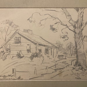 Joseph Beckwith Hartranft Original Drawing on Paper “july 1967” - Etsy