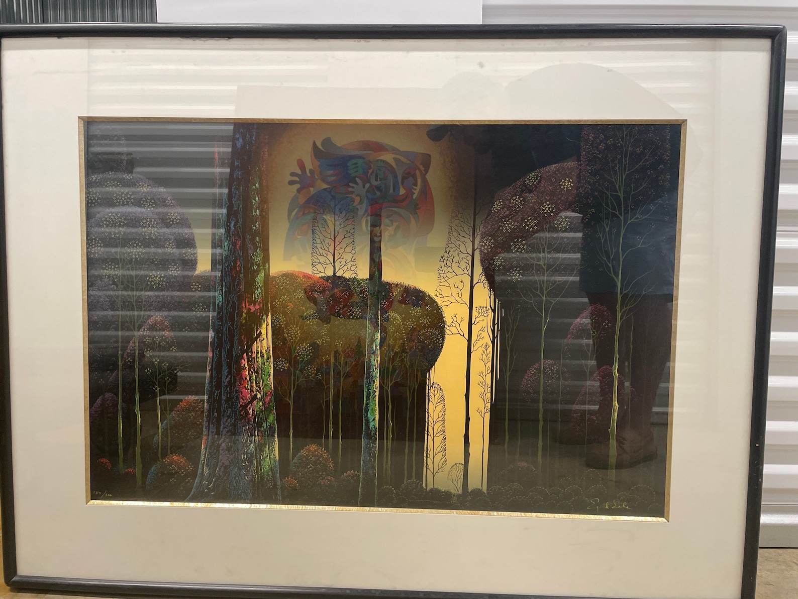 Eyvind Earle Serigraph “gothic Forest” Signed and Numbered - Etsy