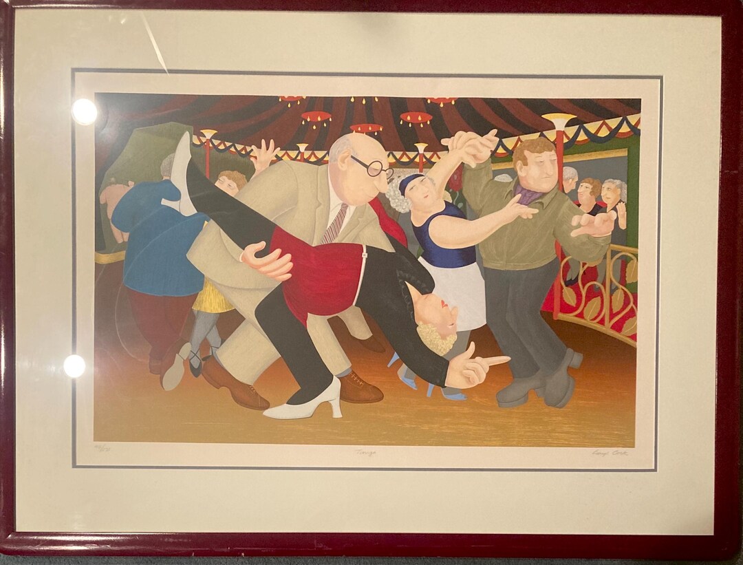 Beryl Cook " Tango 1985 " Serigraph Signed and Numbered - Etsy