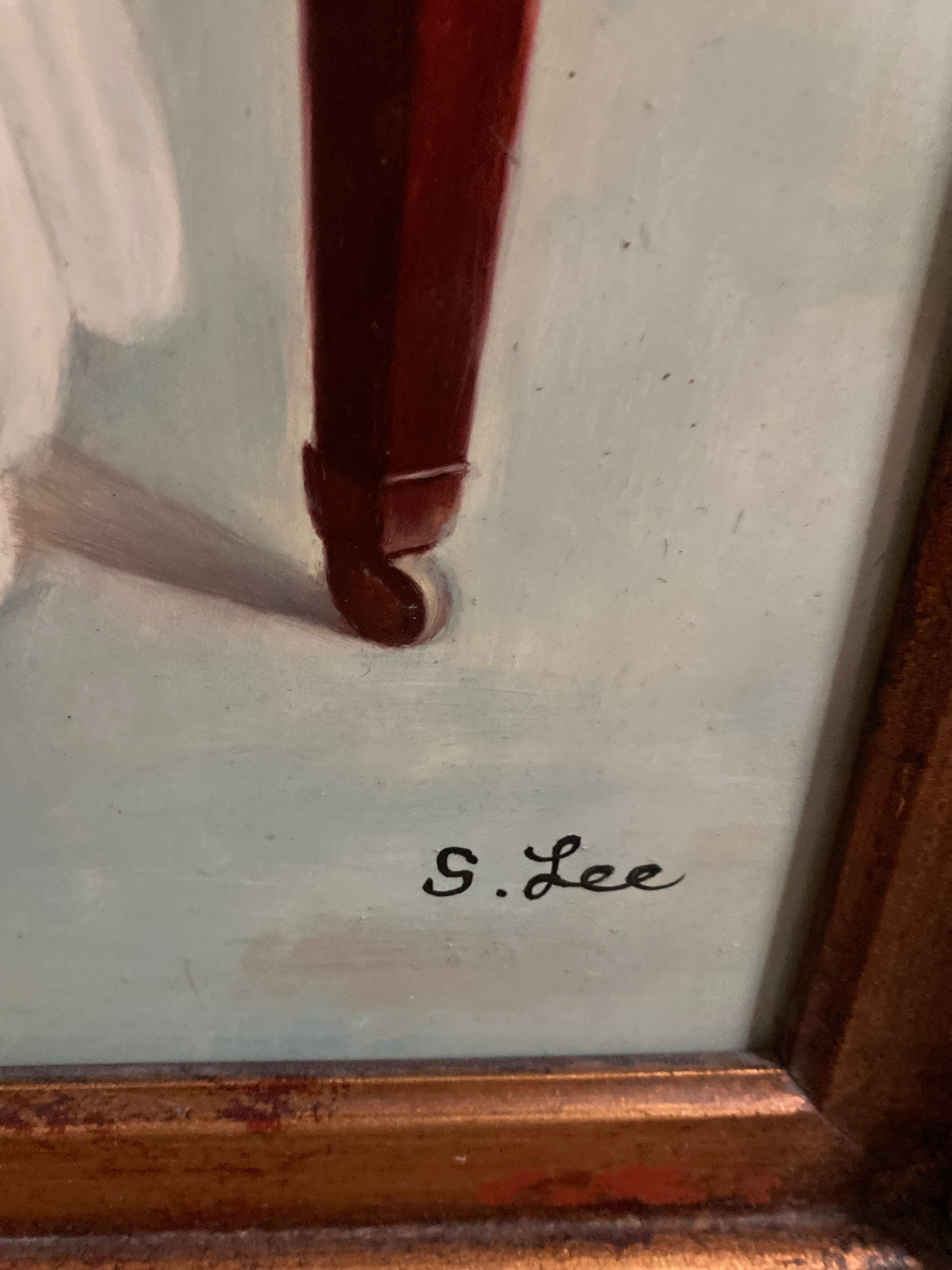 S H Lee Original Oil Painting on Board “first Recital” - Etsy
