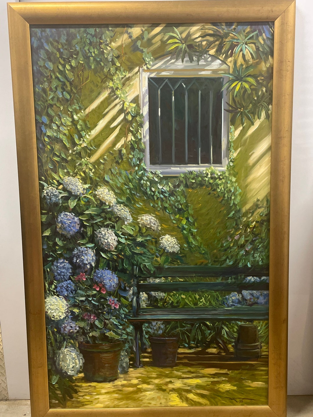 John Carrol Doyle Museum Painting Large light Patterns Oil on Canvas - Etsy