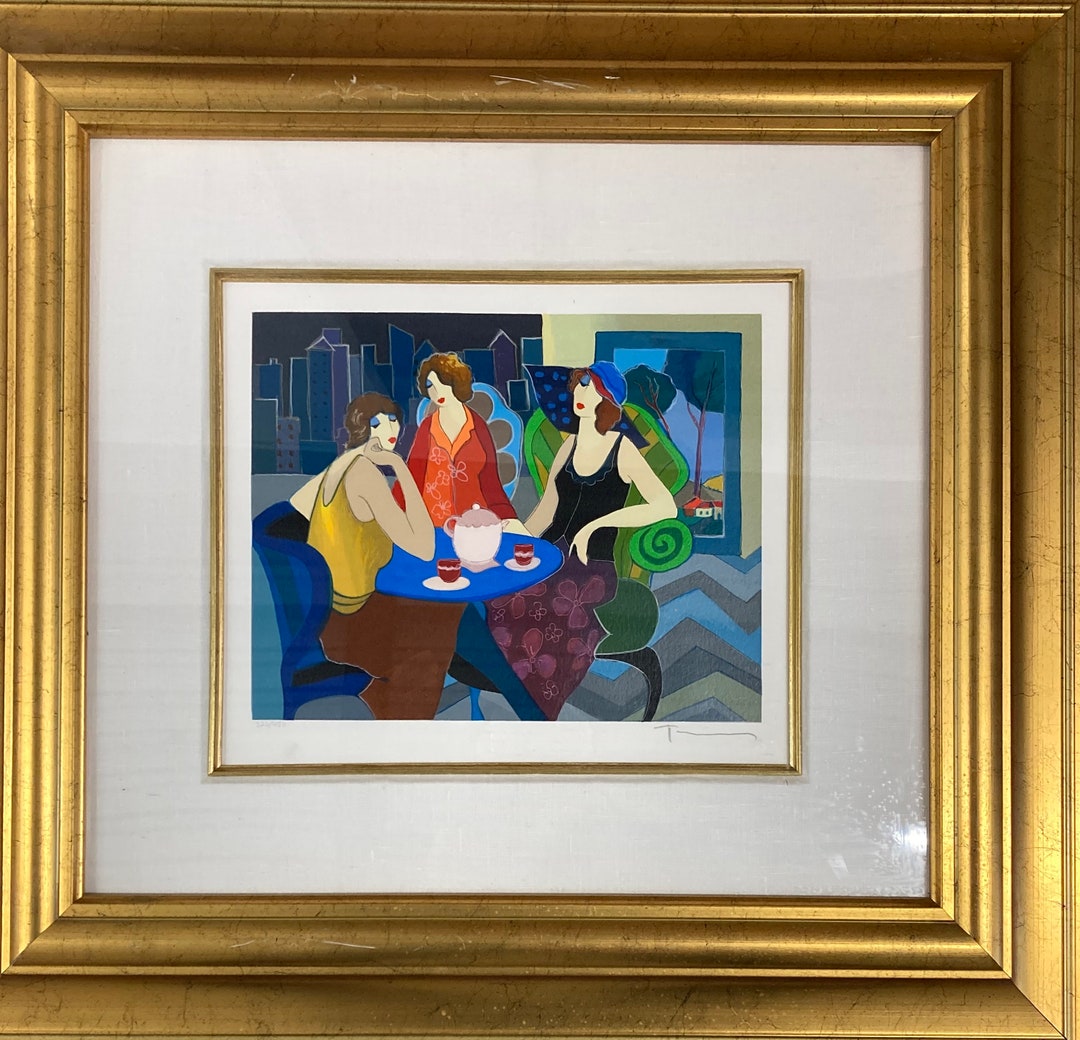 Itzchak Tarkay Serigraph girls Night Out Signed and Numbered - Etsy