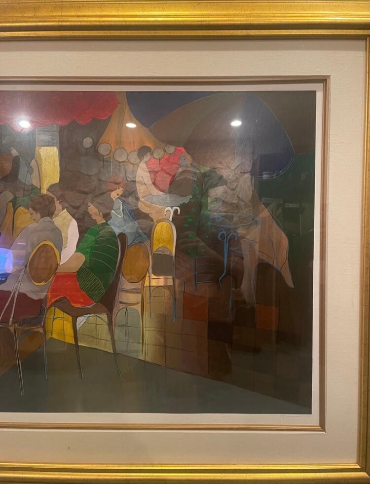 Tarkay Original Serigraph Signed and Numbered “night Cafe” - Etsy