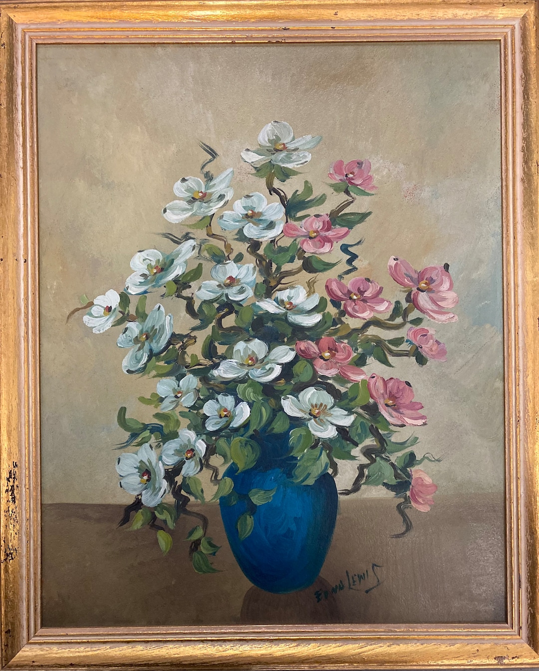 Edna Lewis (american 1891-1982), Still Life , Oil Ion Board - Etsy