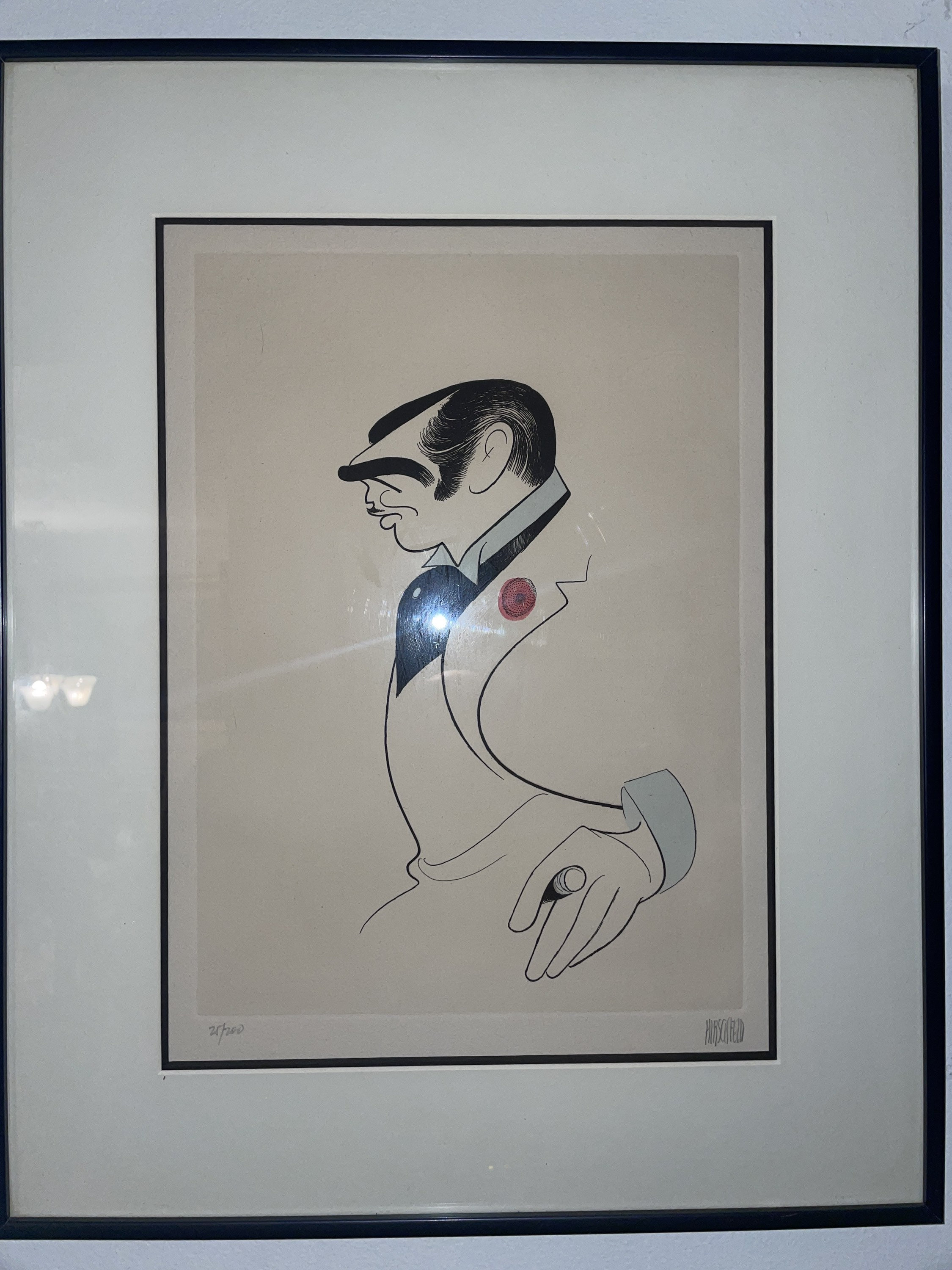 Al Hirschfeld Lithograph Signed and Number clark Gable - Etsy