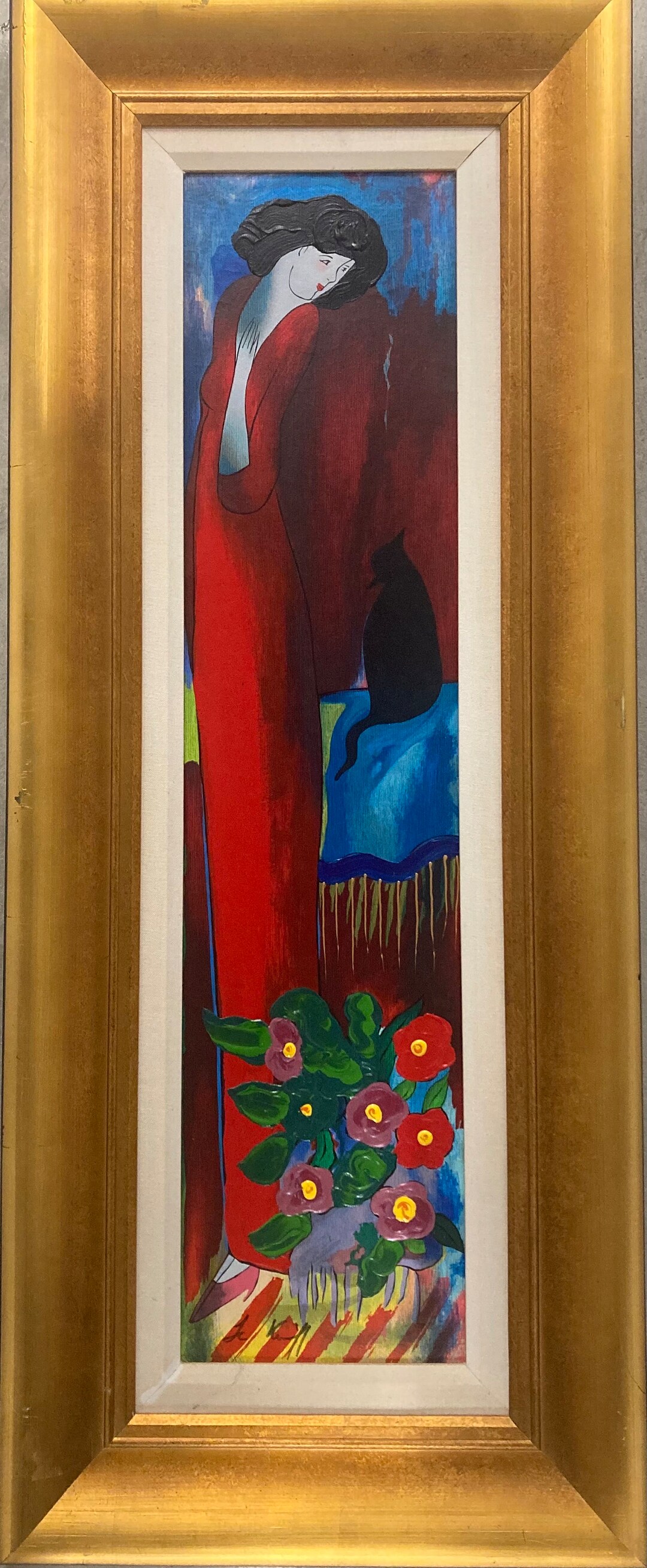 Linda Le Kniff Embellished Serigraph “soupirs” Signed and Numbered - Etsy