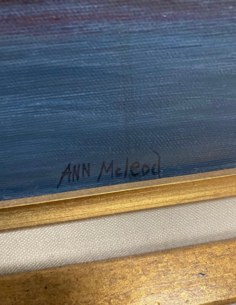 Ann Mcleod Original Oil Canvas “canyon” - Etsy