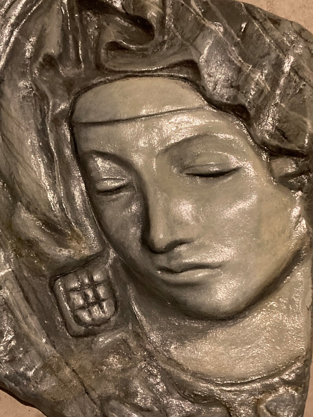 Emilio A Serio Original Clay Sculpture “madonna” - Etsy