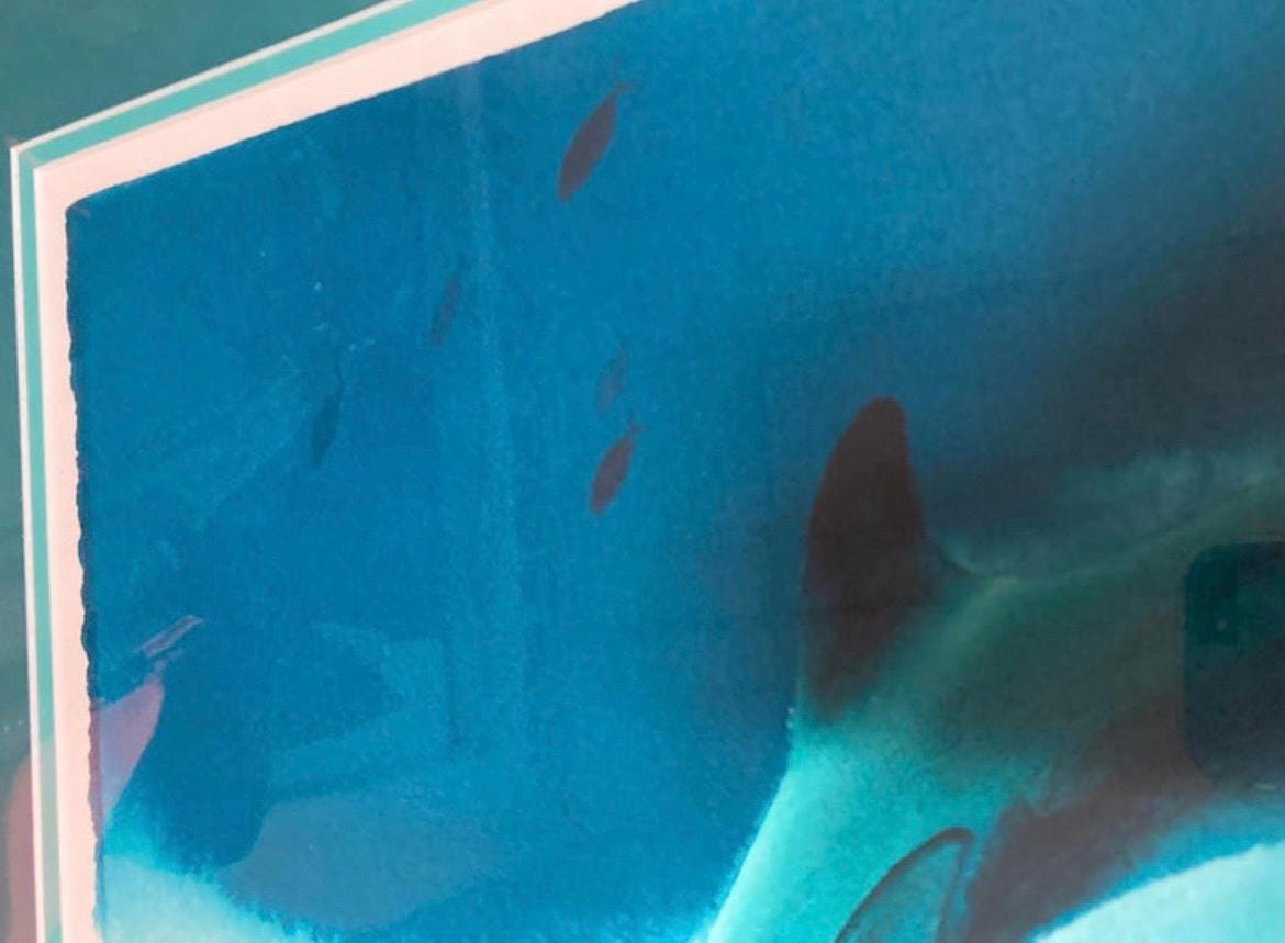 Robert Wyland “dolphin Love” Original Watercolor on Paper - Etsy