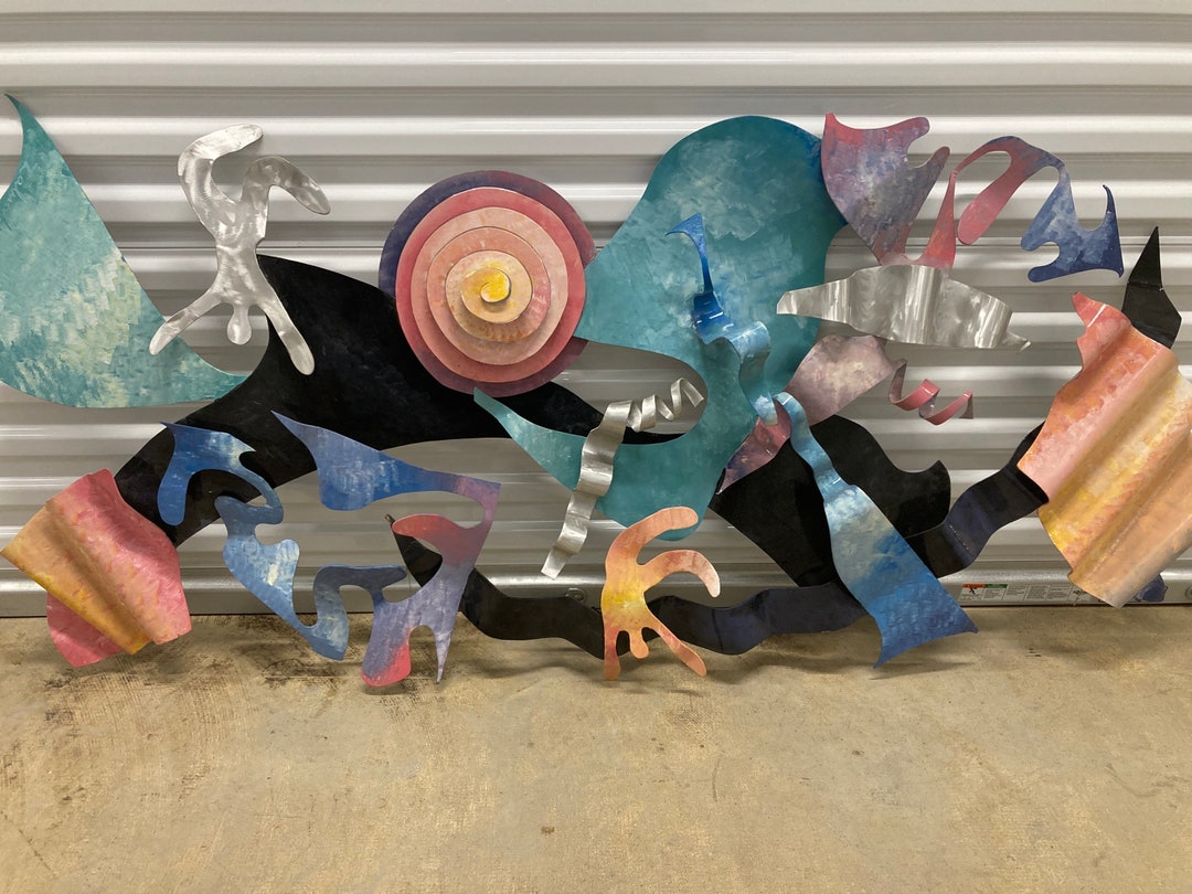 Steve Zaluski 1992 Abstract Modern Wall Sculpture - Etsy