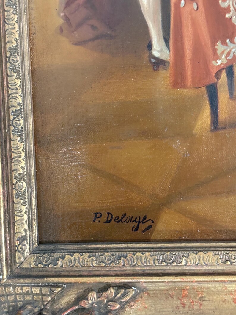 Pierre Delage Original Oil Painting on Canvas “local News” - Etsy