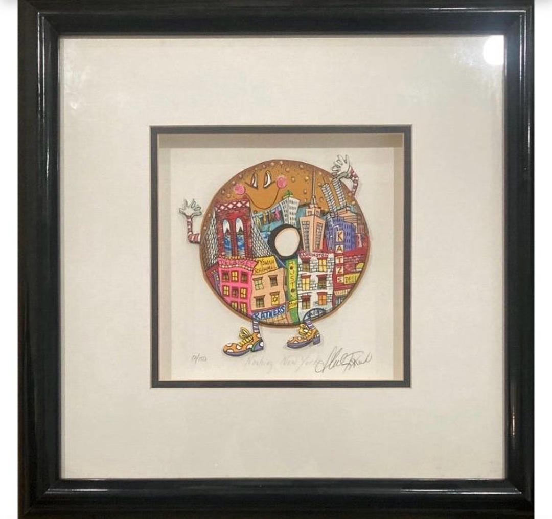 Charles Fazzino “nashing New York” 3D Lithograph Signed and Numbered - Etsy