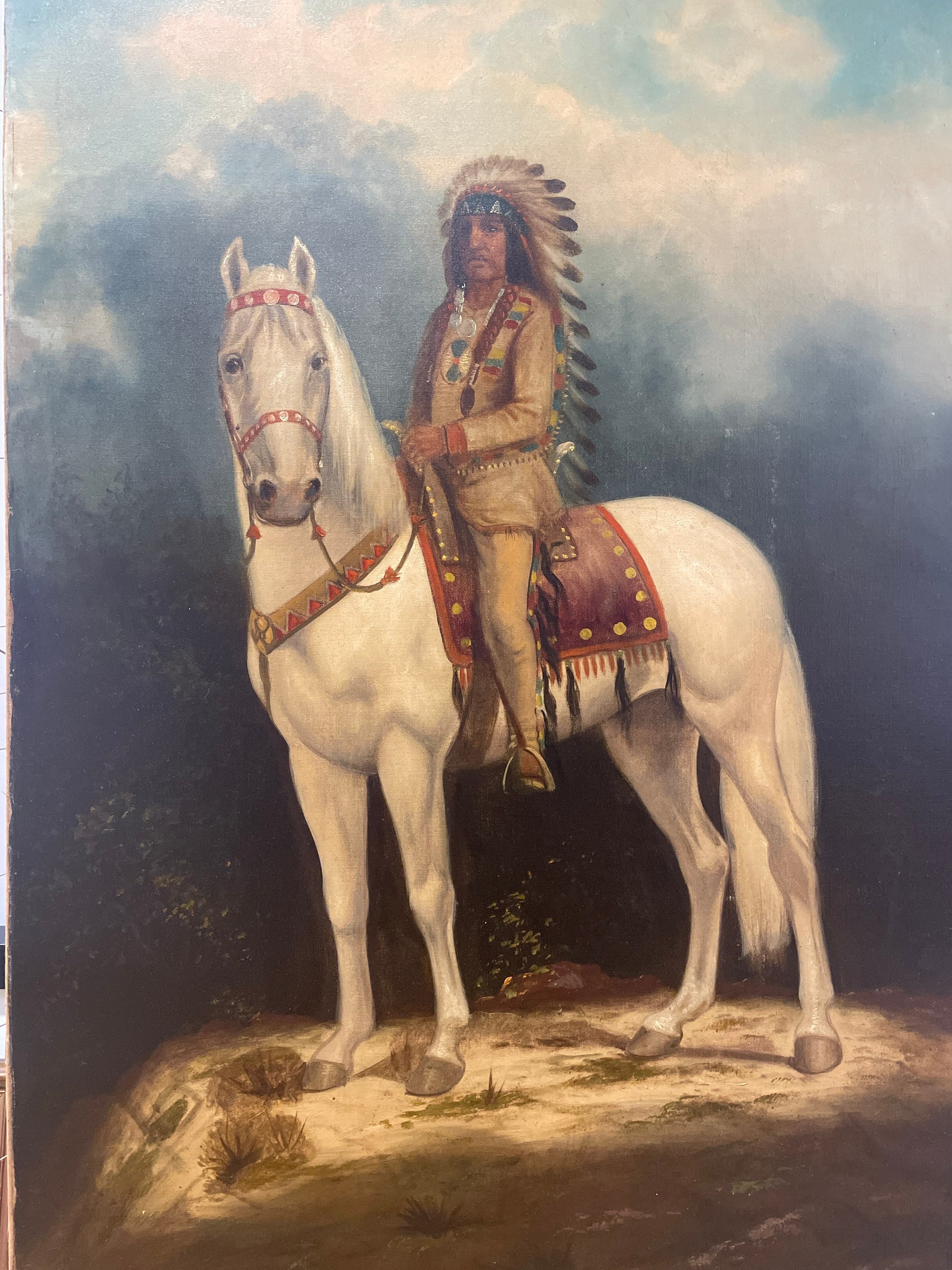A.D.M Cooper Original Oil Painting on Canvas Large - Etsy