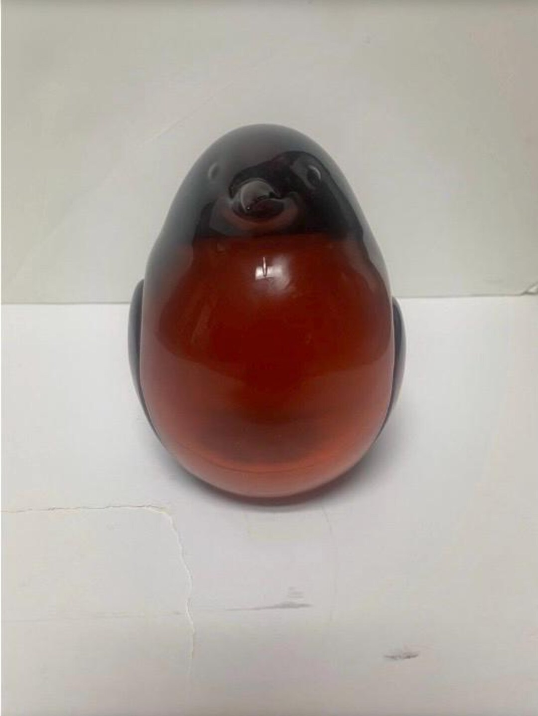 Pino Signoretto “penguin” Glass Sculpture Signed - Etsy