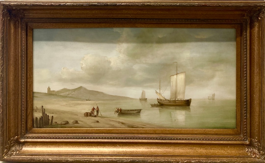 Jean Laurent (french, 1898-1988) Original Seascape Painting Large - Etsy