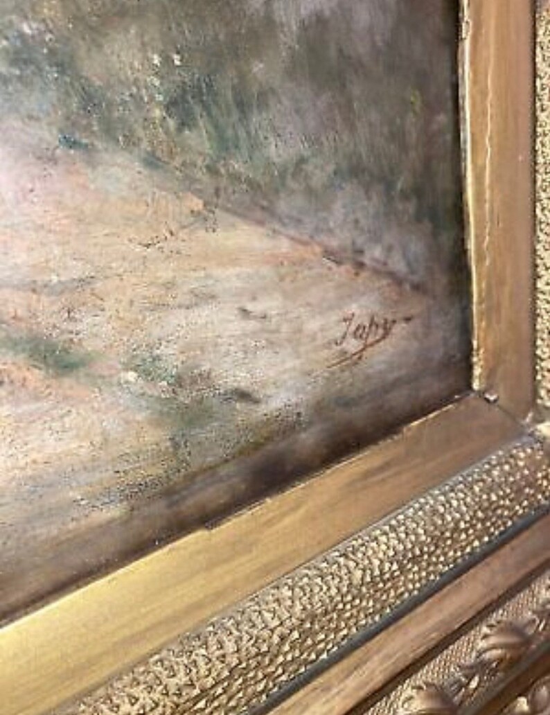 Louis Aime Japy (1840-1916) “landscape” Oil on Canvas - Etsy