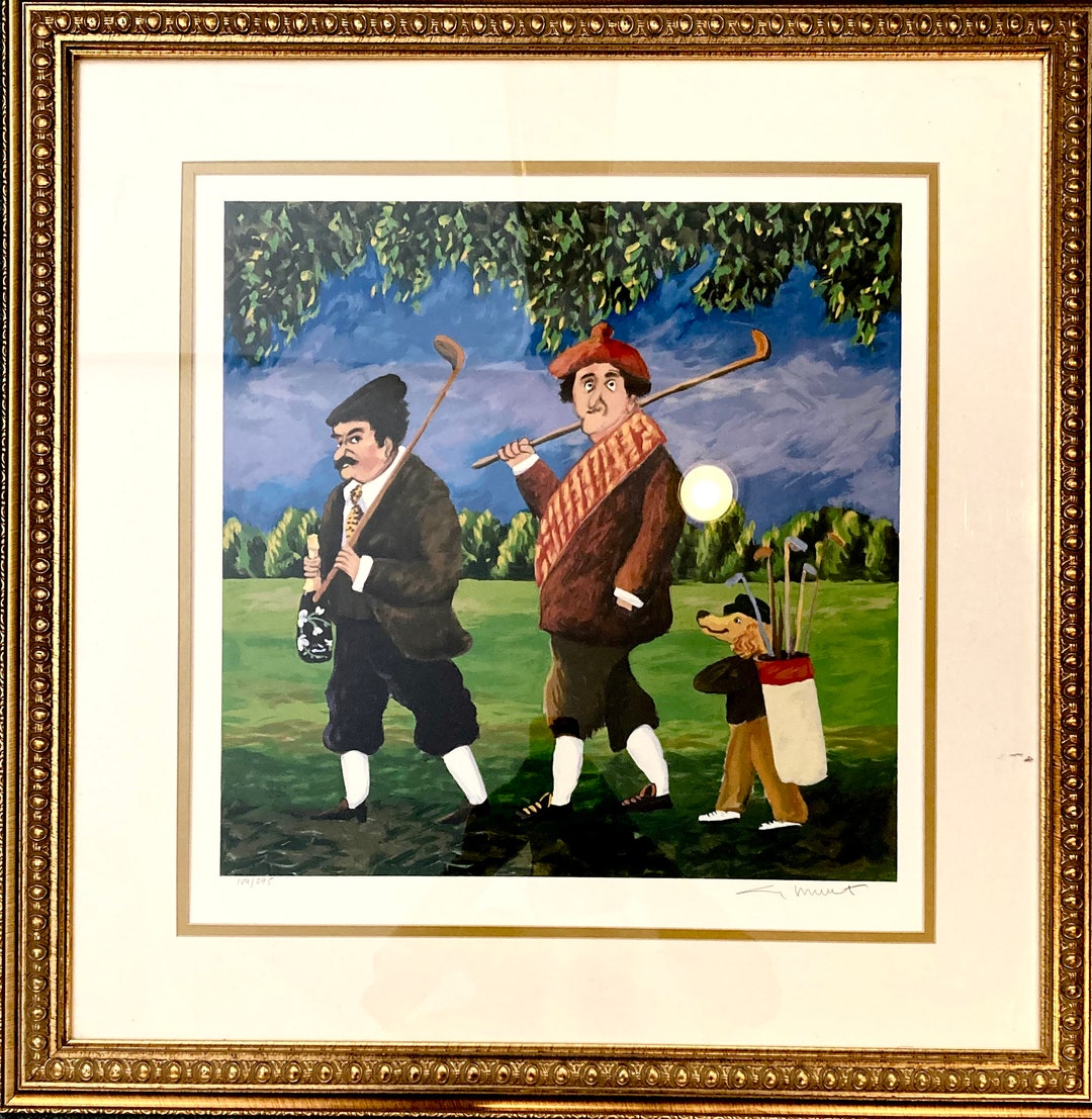 Guy Buffet Serigraph Signed and Numbered 19th Hole - Etsy