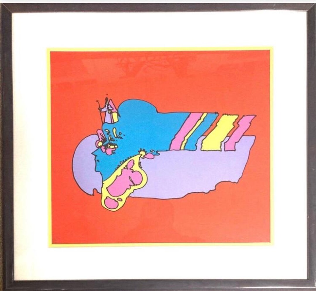 Peter Max “remembering the Flight” Lithograph Signed and Numbered - Etsy