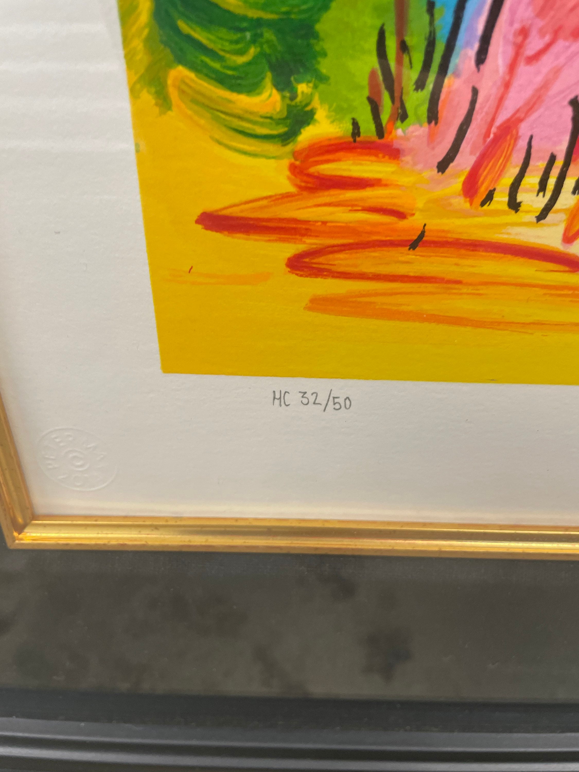 Peter Max Signed and Number Lithograph “quiet Lake” - Etsy