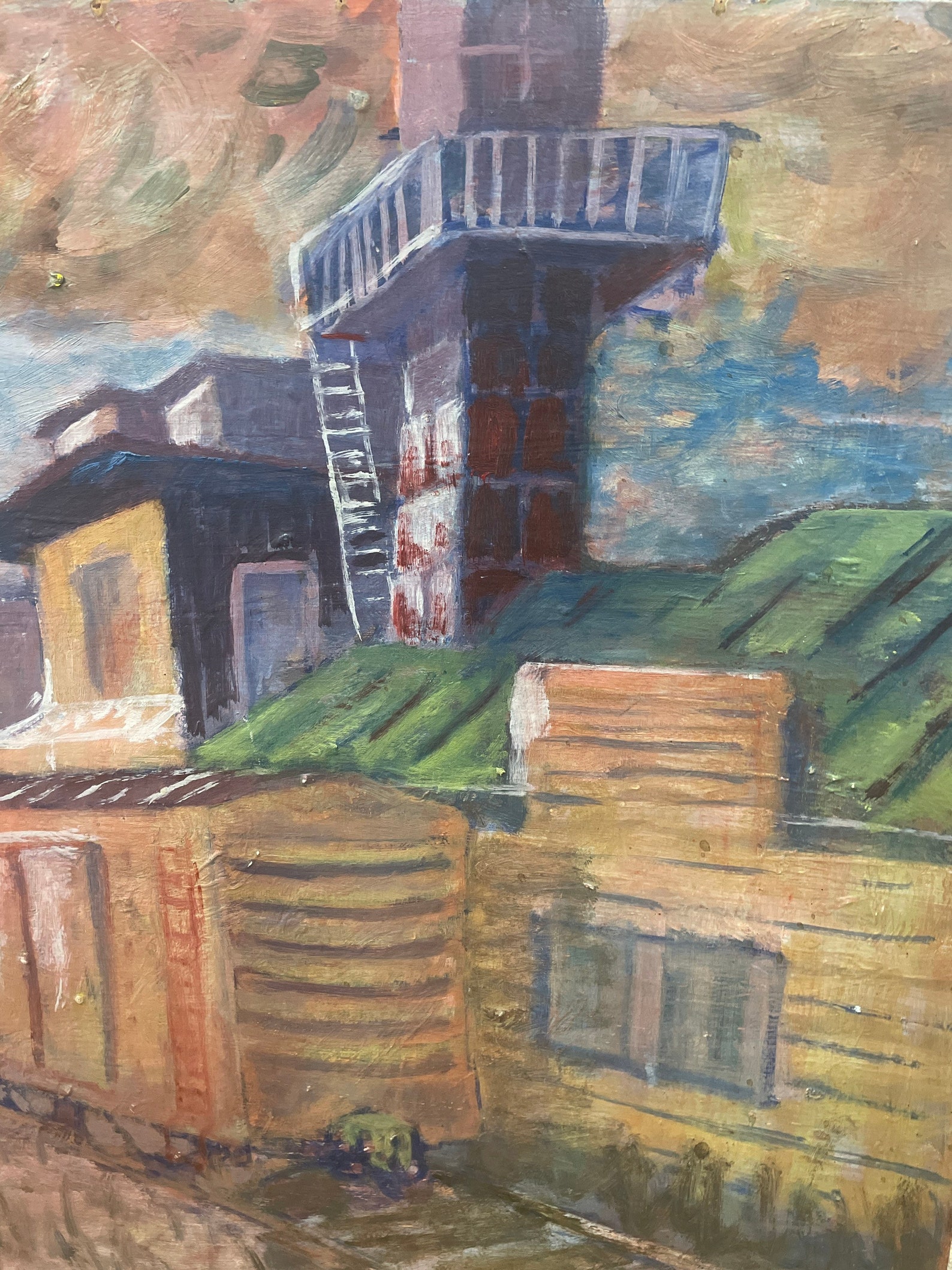 Theresa Ferber Bernstein Original Oil on Board Painting - Etsy