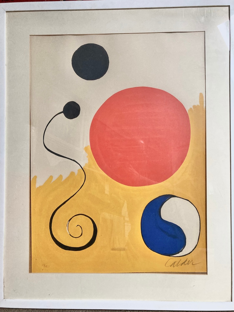 Alexander Calder Lithograph 1960s Signed and Numbered - Etsy