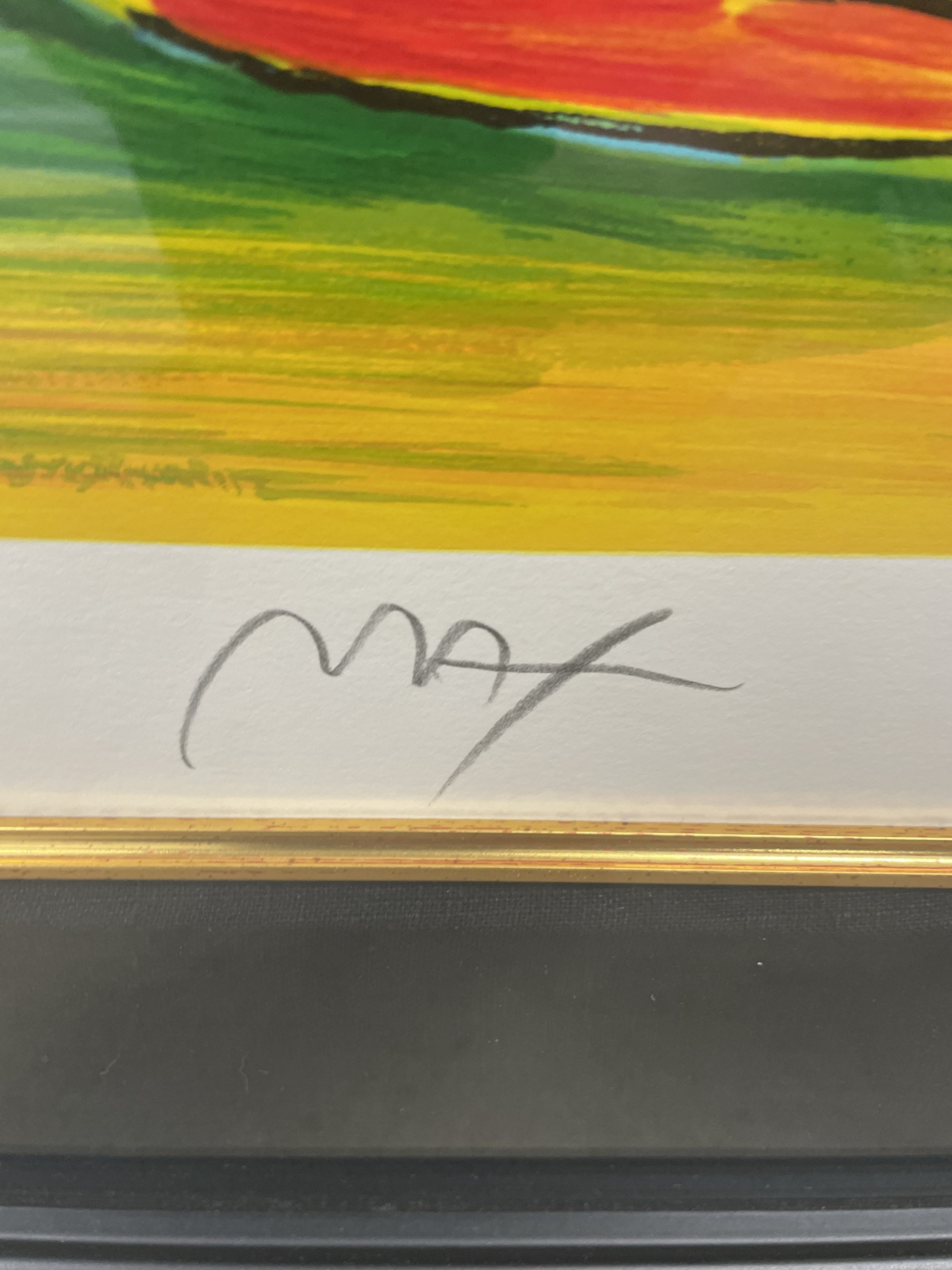 Peter Max Signed and Number Lithograph “quiet Lake” - Etsy