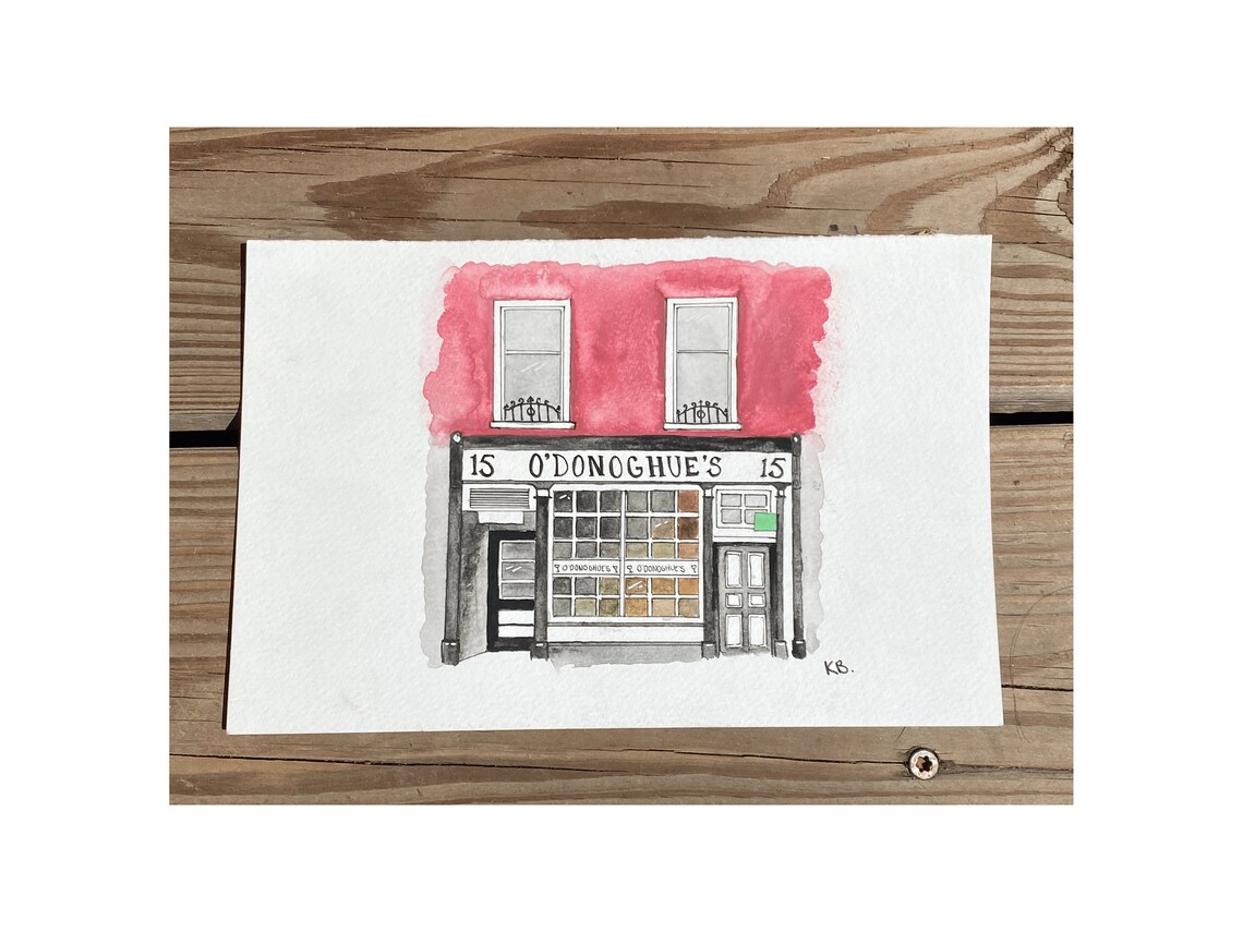 Custom Watercolor (buildings) - Etsy