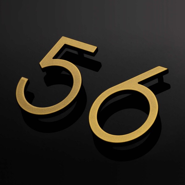 Brass House Numbers - Etsy