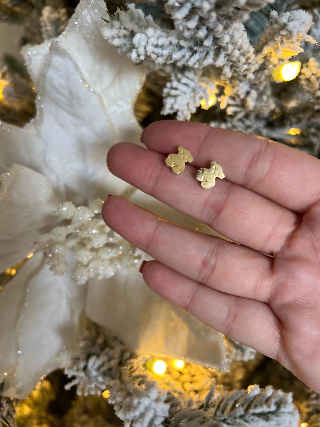 Tous Earrings, Bears Earrings, Teddy Bears Earrings, Minimalist Earrings, Simple Earrings ...