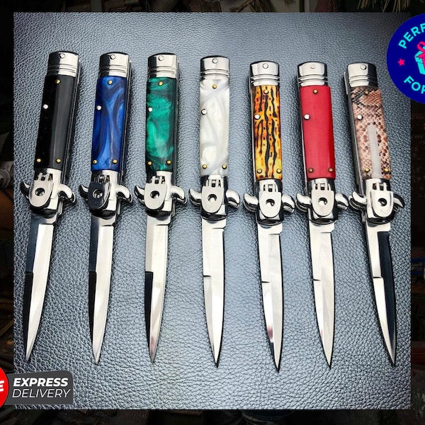 Italian Stiletto Knife - Etsy