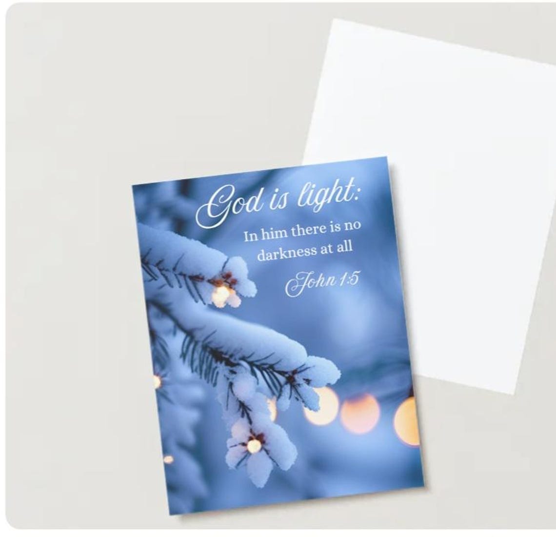 Instant Download | God is Light Christmas Art - Etsy