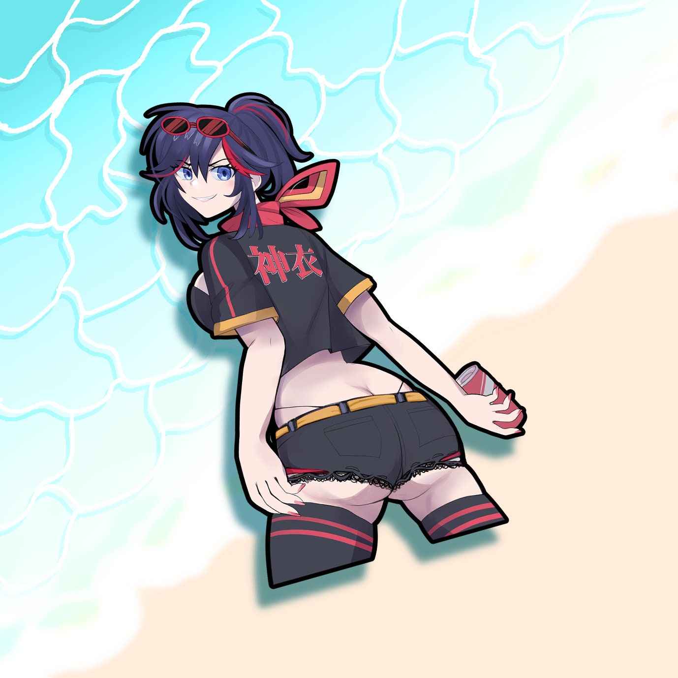 Ryuko Matoi Kill La Kill Anime Waterproof Uv Resistant Vinyl Etsy