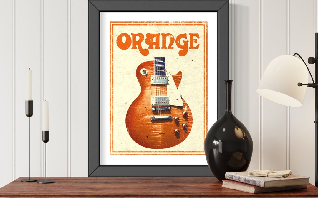 Vintage Guitar Poster | Musician Artwork | Music Wall Art | String ...