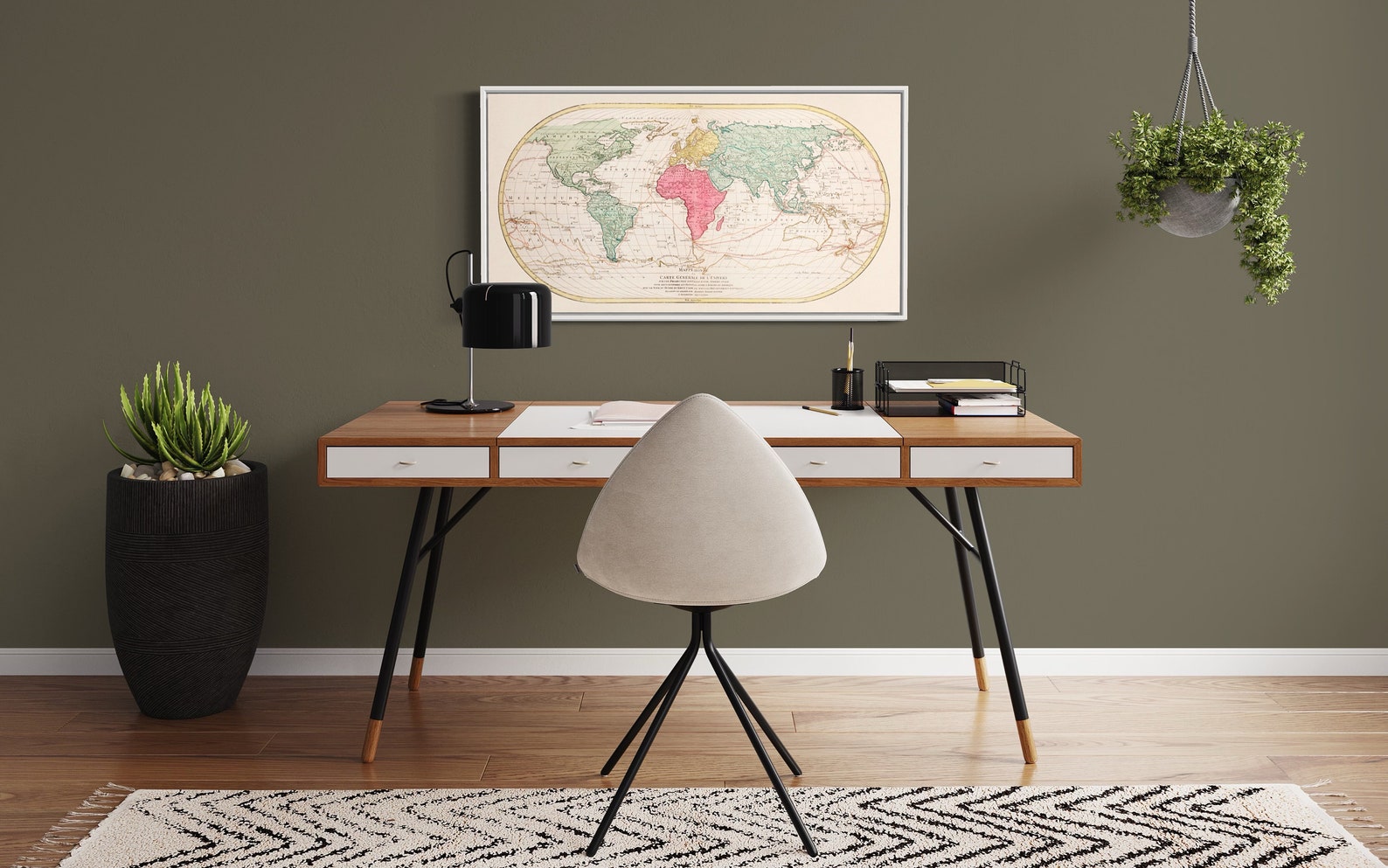 World Map Wall Art, General Map of the Universe 1782, Map of the World ...