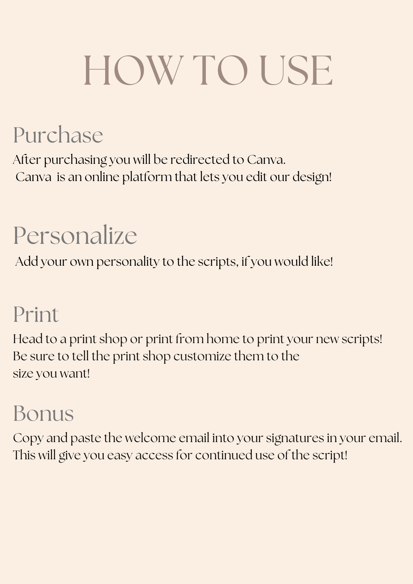 Signing Agent Fee Sheet - Etsy