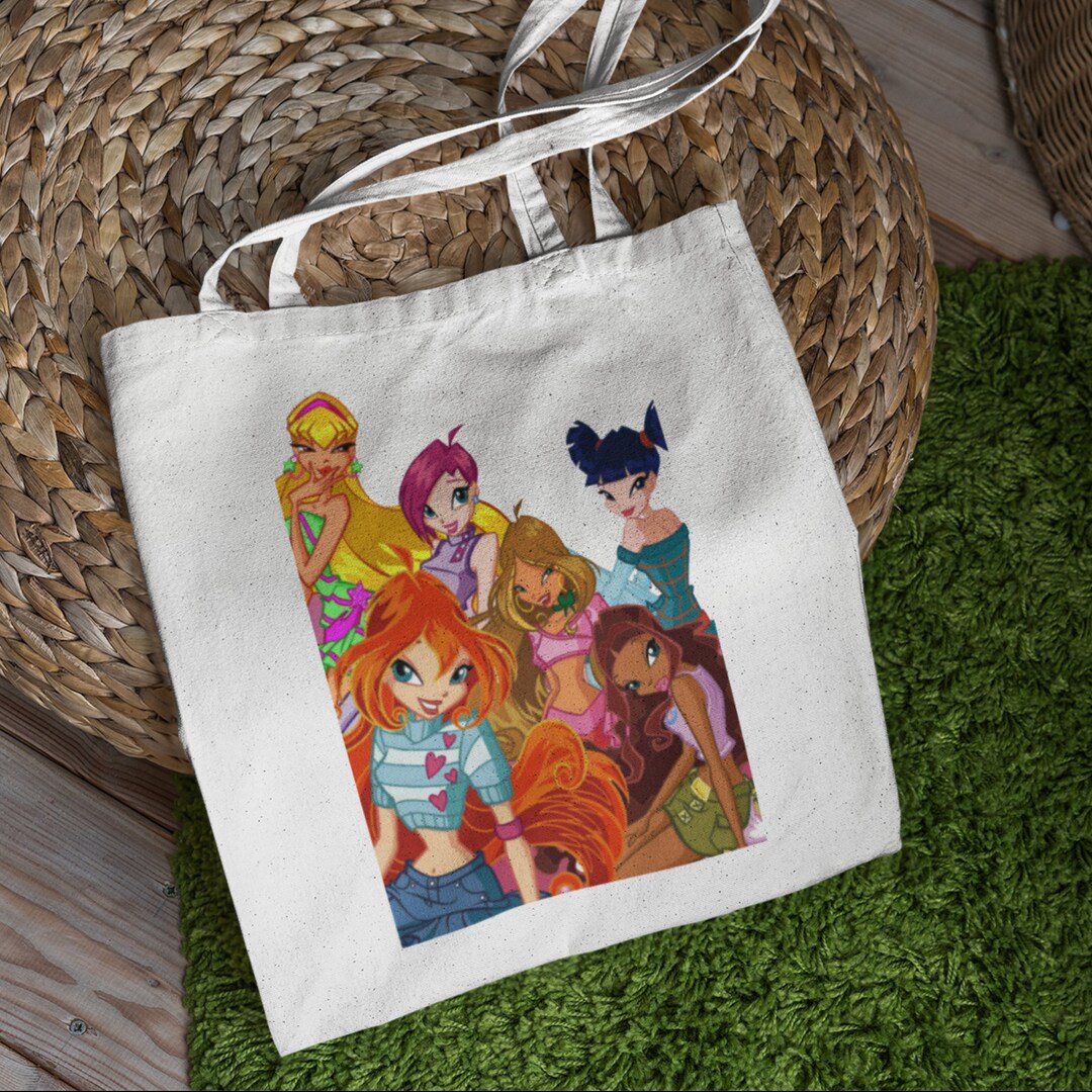 Winx Club Reusable Aesthetic Tote Bag Shoulder Tote Bag for - Etsy